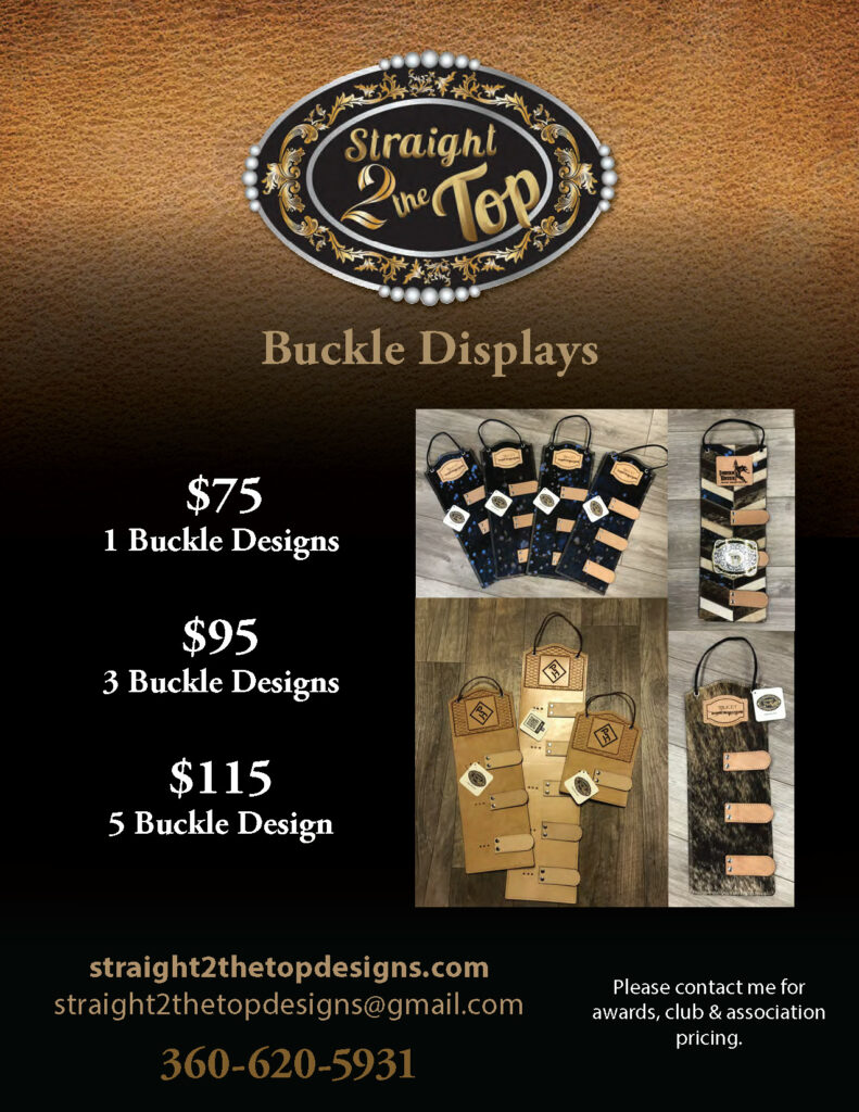 Buckle Displays - Straight 2 The Top Designs